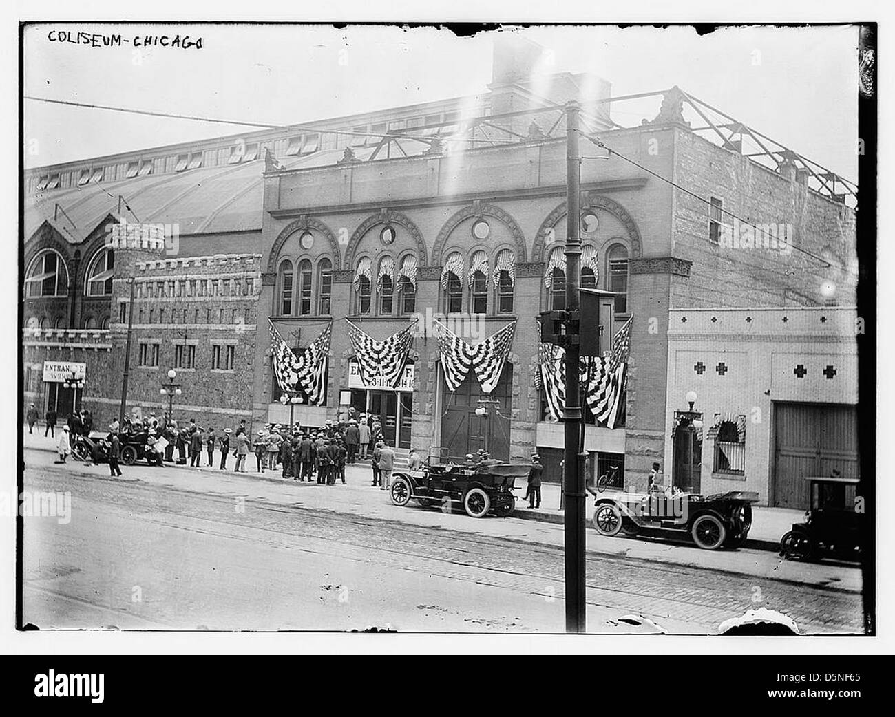The Chicago Coliseum in 1912, during the Republican National Convention ...