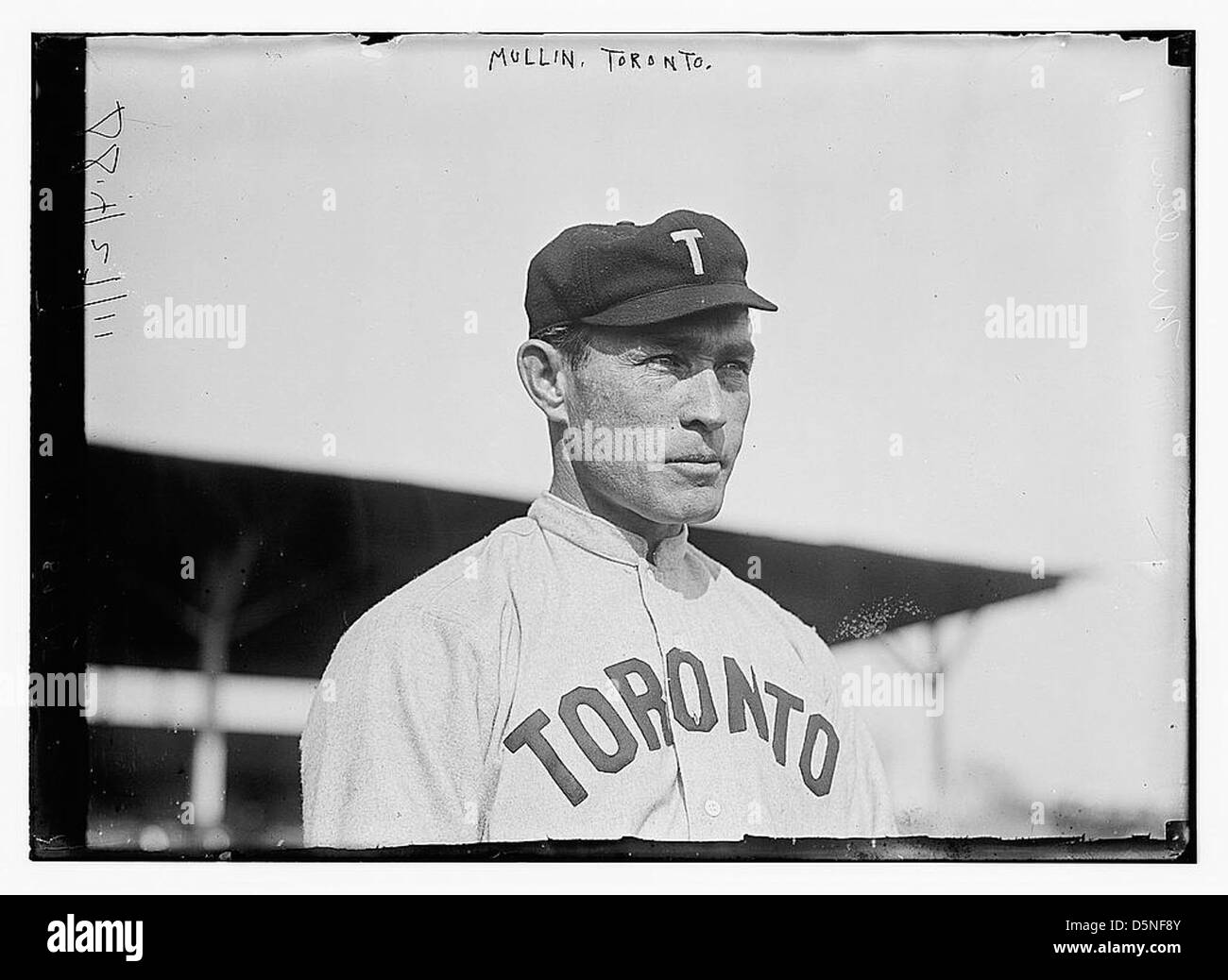 This image shows James Mullin, a 2nd baseman for the Toronto baseball ...