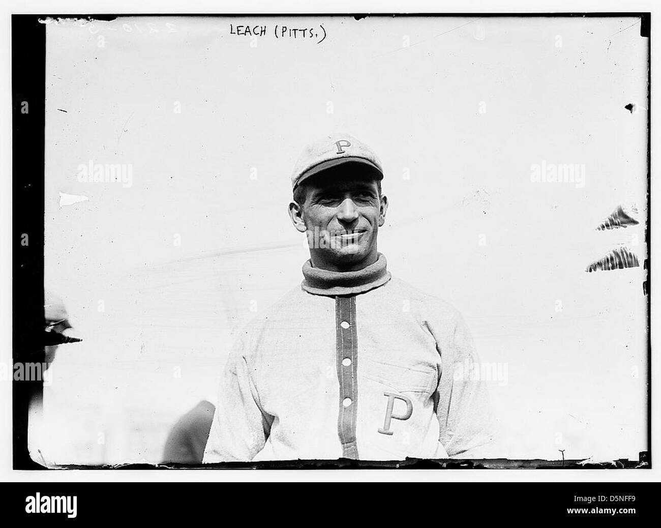 A photograph of Tommy Leach, a baseball player for the Pittsburgh ...