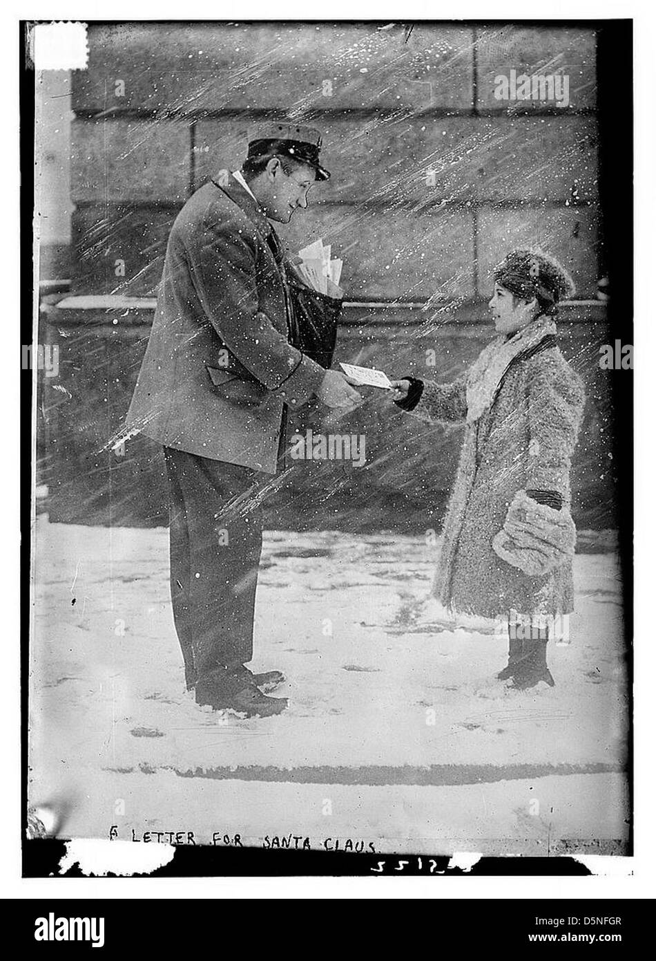 Christmas letter vintage writing Black and White Stock Photos & Images ...