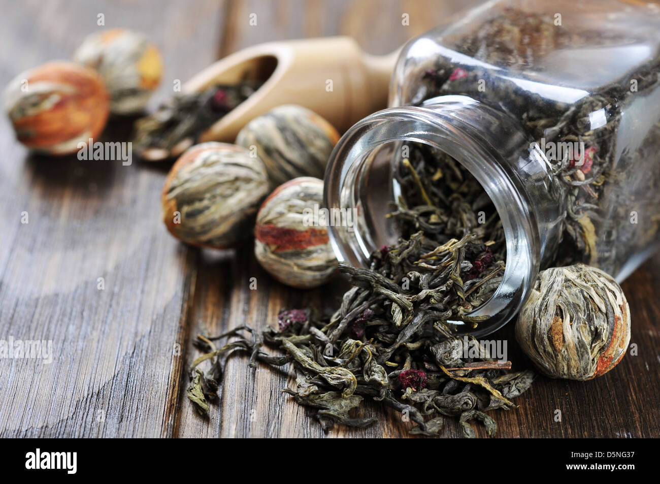 Green tea balls hi-res stock photography and images - Alamy