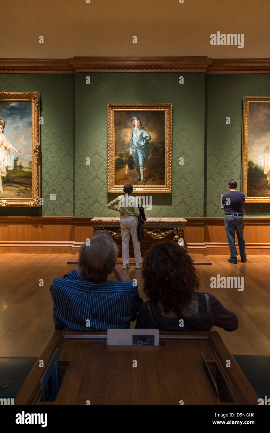 The interior of the beautiful Huntington Art Gallery at the Huntington ...