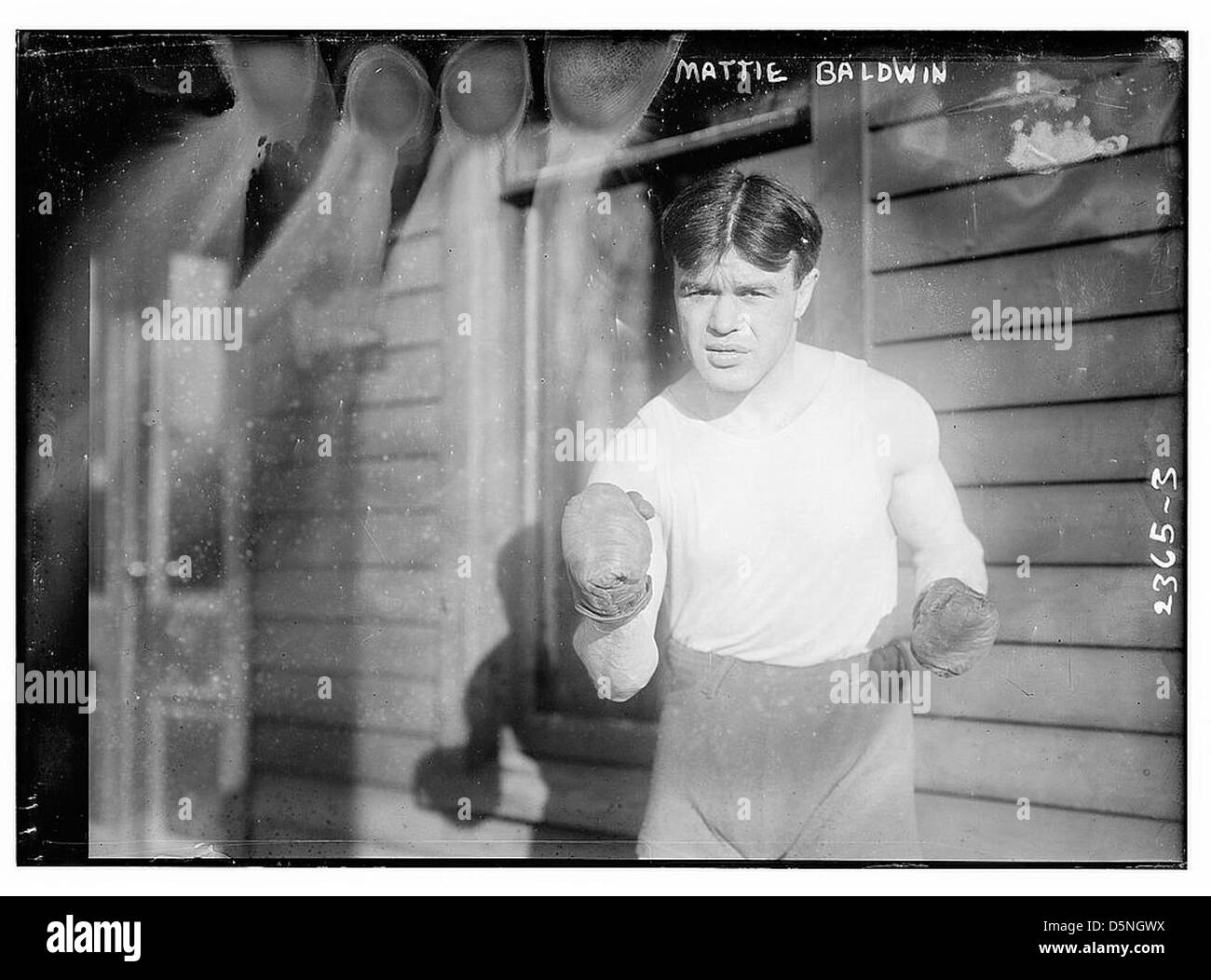 Mattie Baldwin, a female boxer, is pictured in the 1910s. She was an ...