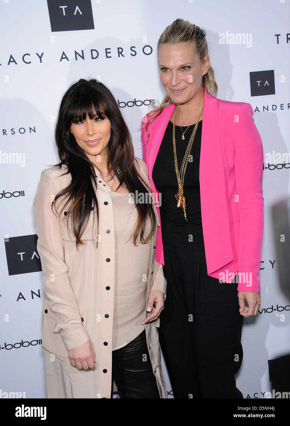 Brentwood, California, USA. 4th April 2013. Molly Sims & KIm Kardashian ...
