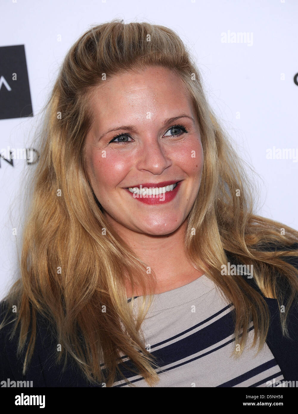 Brentwood, California, USA. 4th April 2013. Sally Pressman arrives for ...