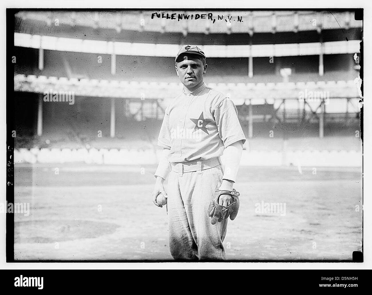 A photograph of Pfeifer Fullenweider, a 1912 pitching prospect for the ...