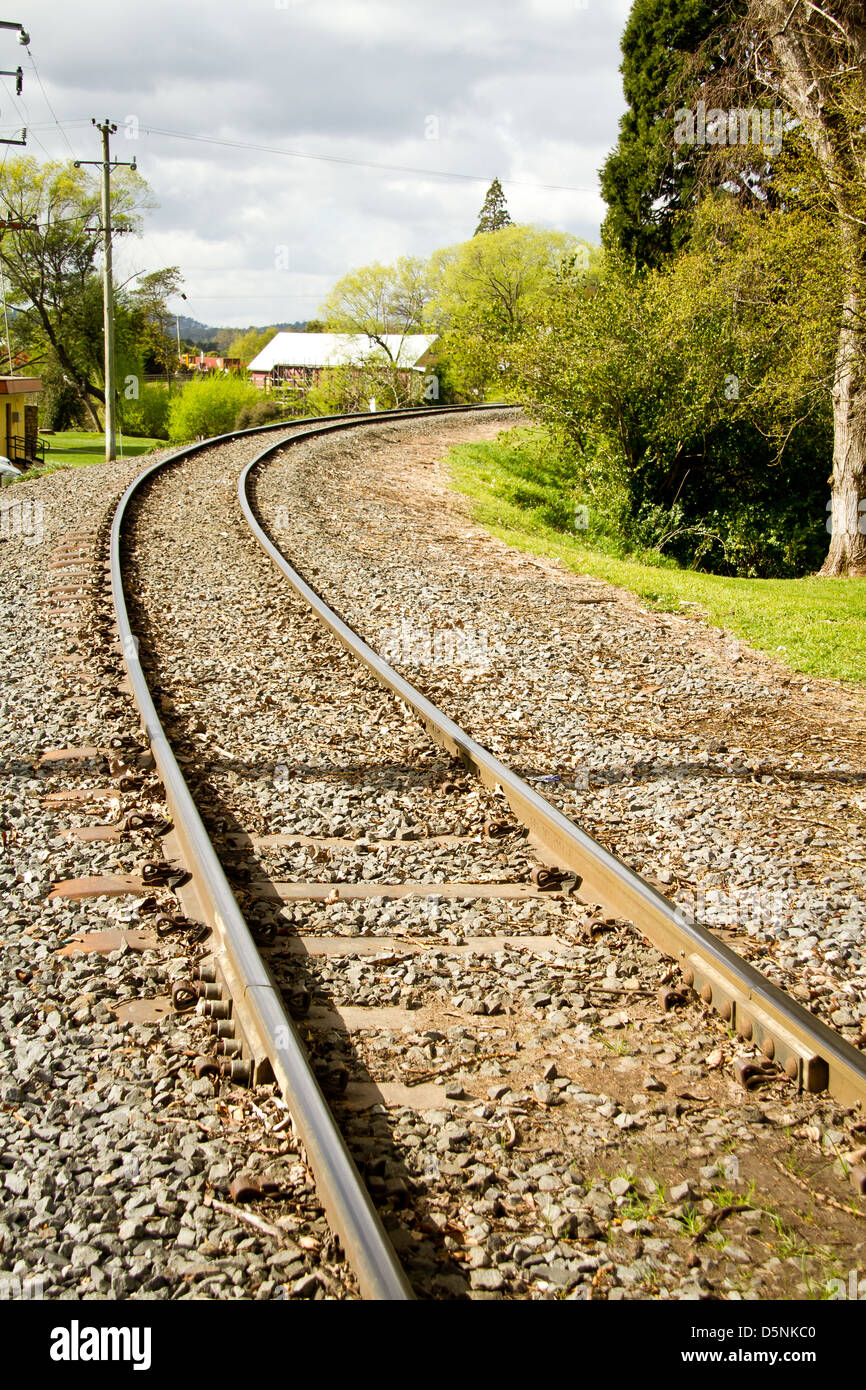 Train track backgrounds hi-res stock photography and images - Alamy