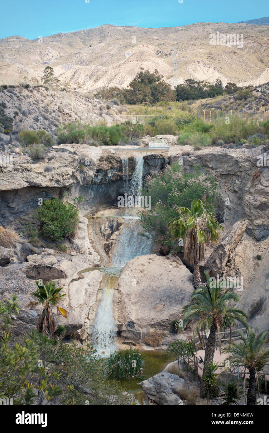 Waterfall in Andalusia, Spain. Beautiful scenic landscape Stock Photo ...