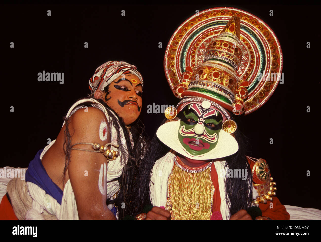 A performer showing one of the nine facial expressions mentioned in ...