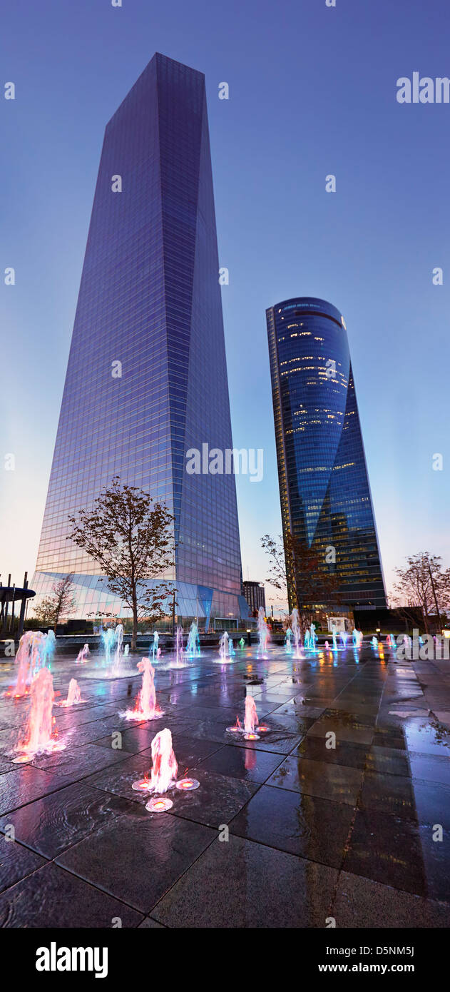 Four towers business area madrid hi-res stock photography and images ...