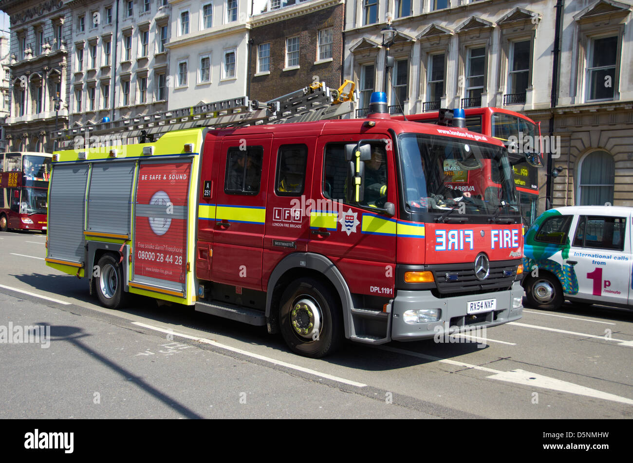 Emergency fire truck racing hi-res stock photography and images - Alamy