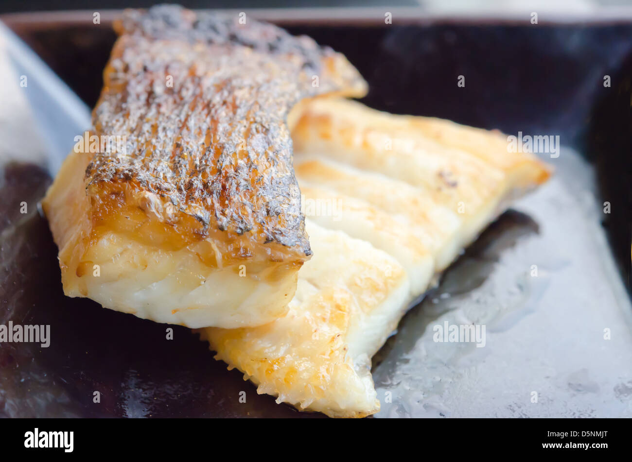 Japanese roasted blue and white fish hi-res stock photography and ...