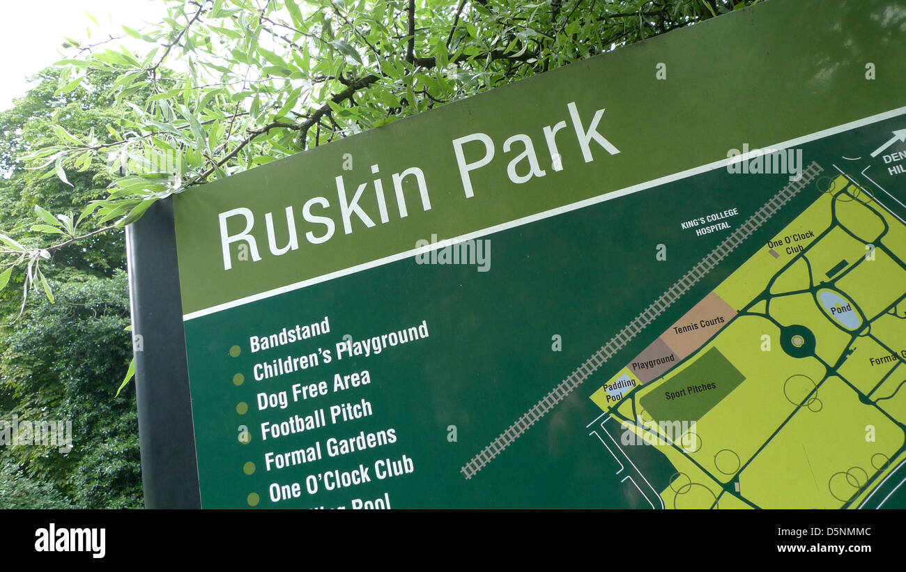 Ruskin Park in Camberwell, south London, UK Stock Photo - Alamy