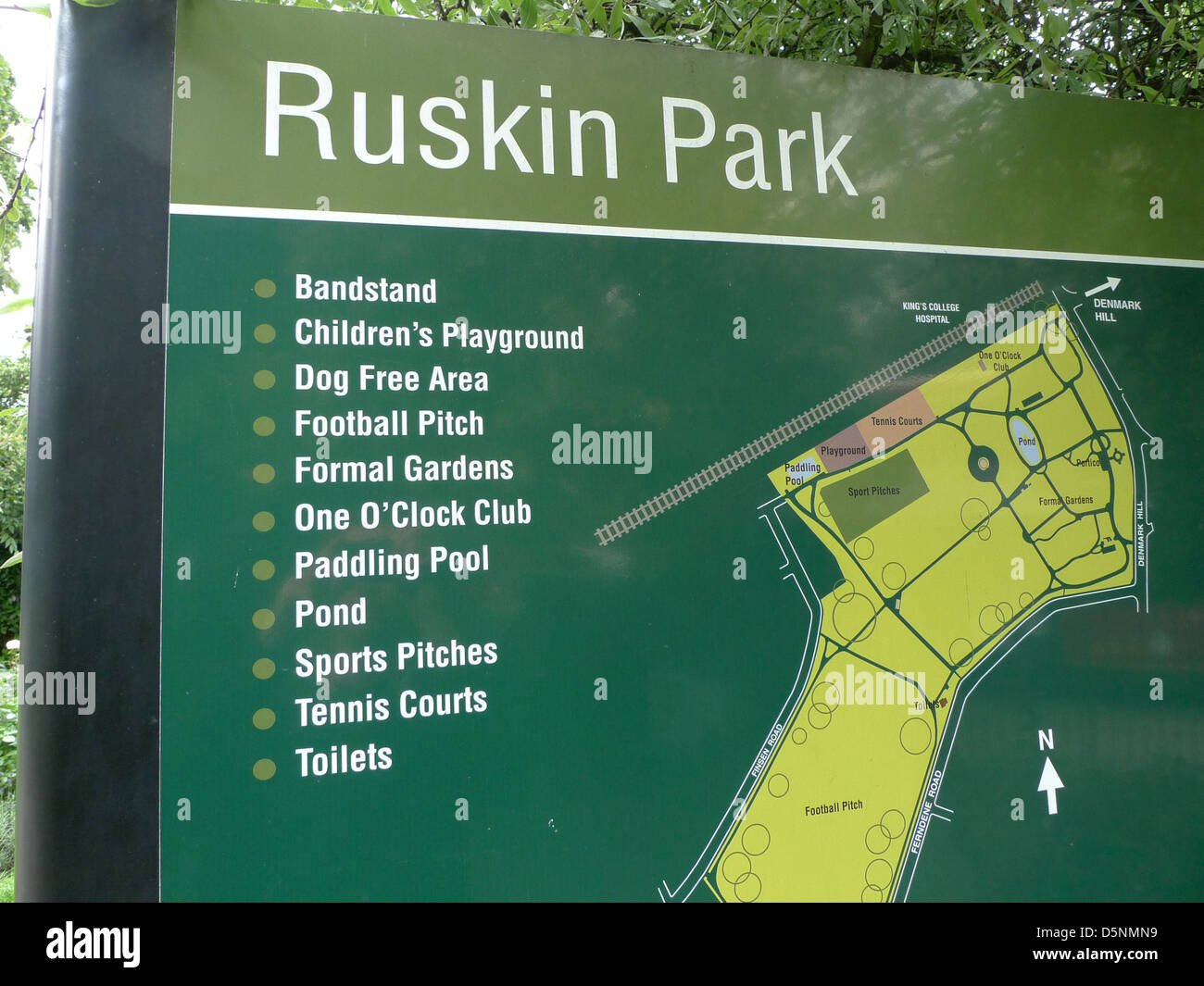 Ruskin Park in Camberwell, south London, UK Stock Photo - Alamy