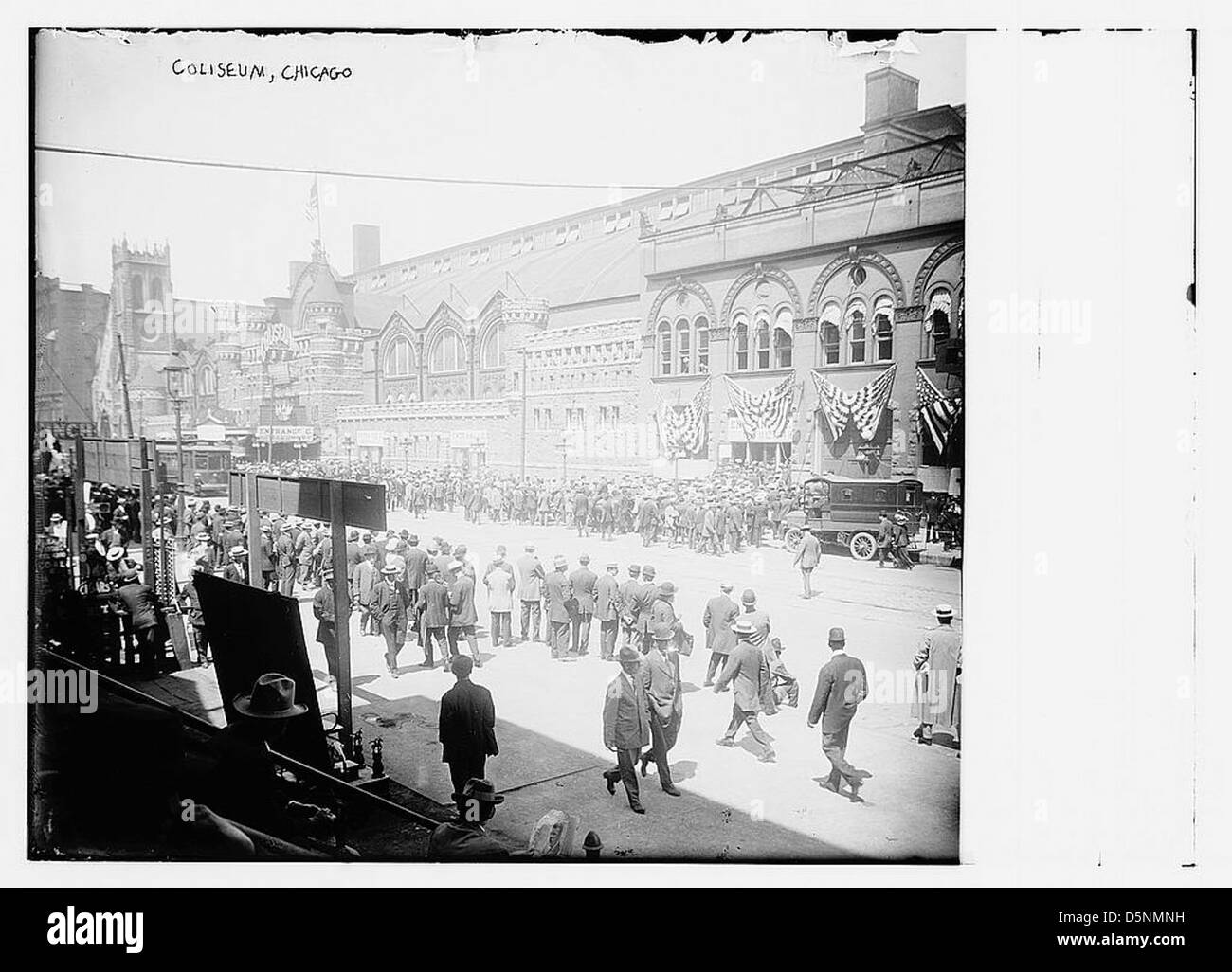 This photograph shows the Chicago Coliseum during the 1912 Republican ...