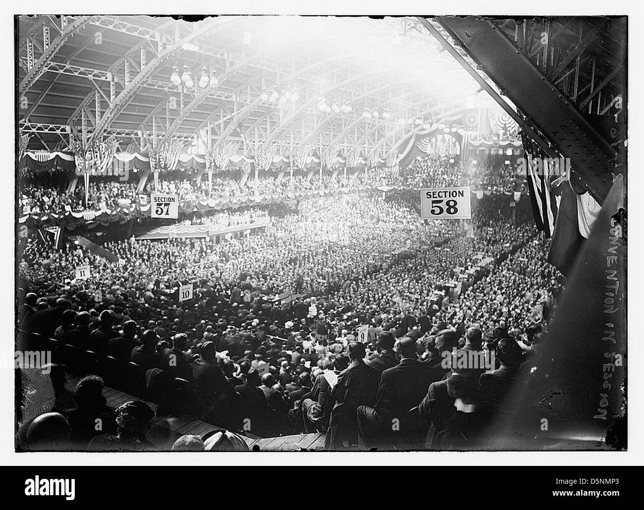 A photograph of the 1912 Republican National Convention in Chicago ...
