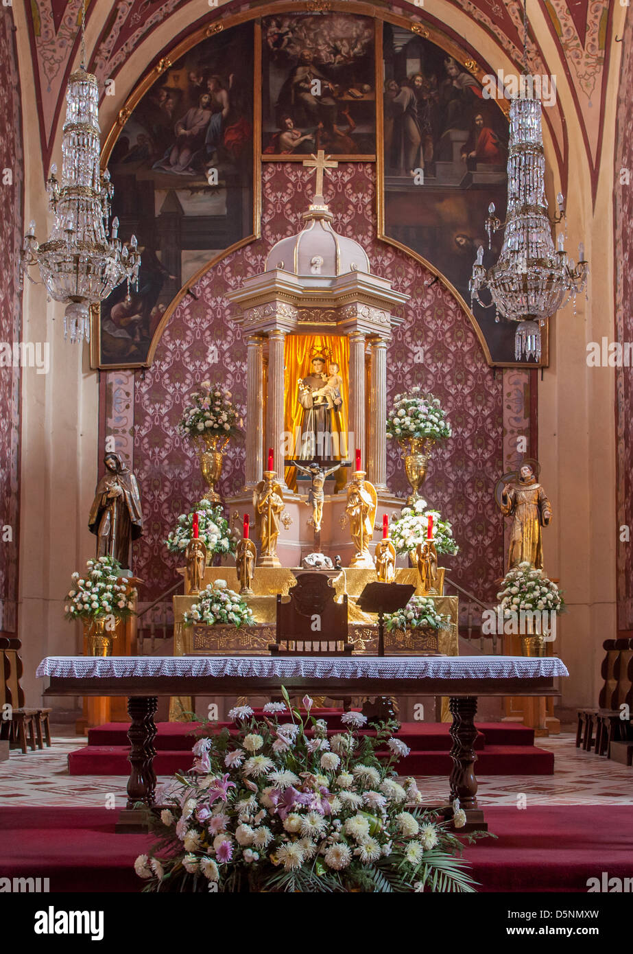 Templo de San Antonio, a 17th century Roman Catholic Church, in ...
