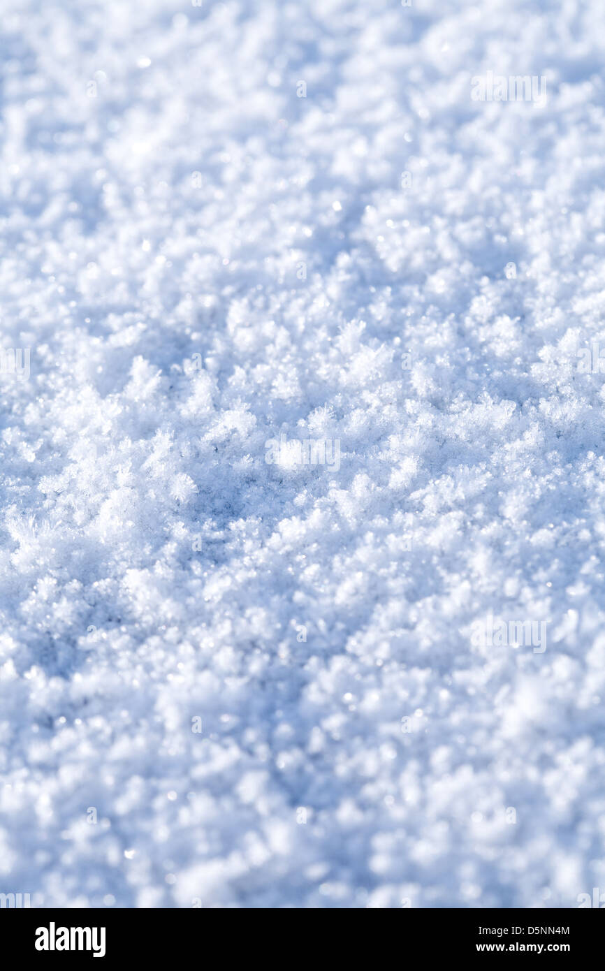 Snow background with shallow focus Stock Photo - Alamy