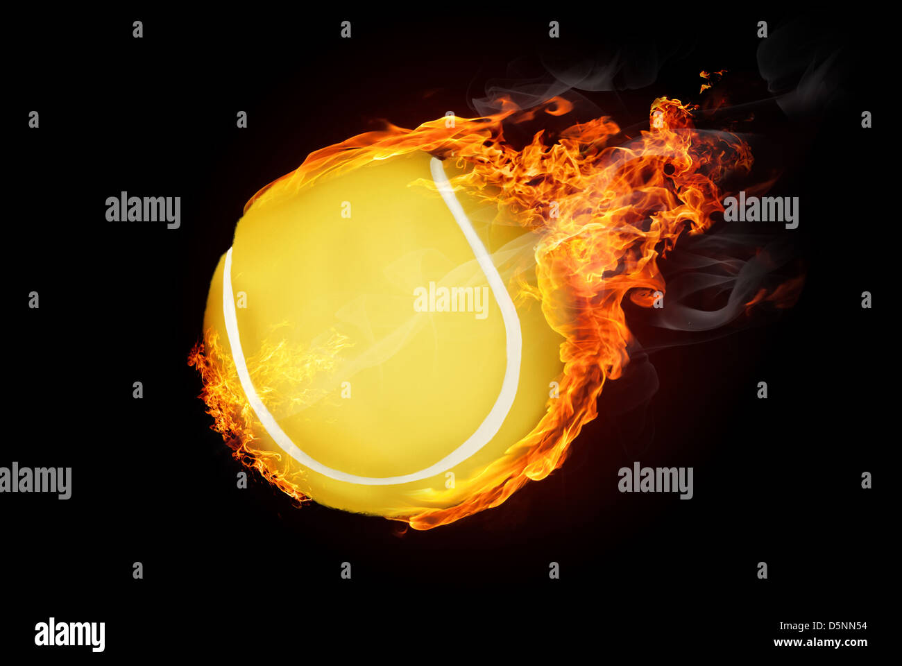 Flame burning ball fire heat tennis hi-res stock photography and images ...