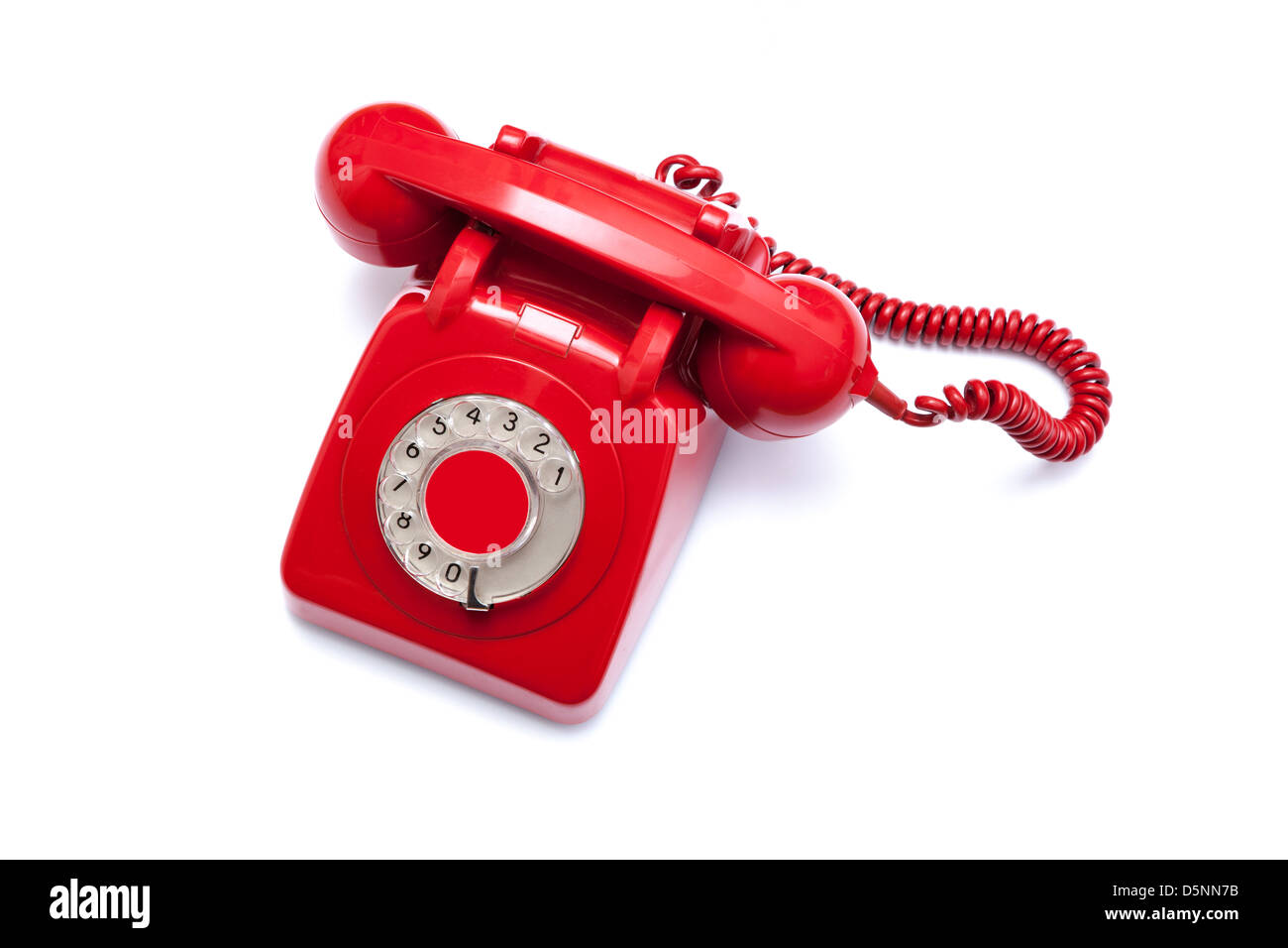 Telephone phone receiver Cut Out Stock Images & Pictures - Alamy