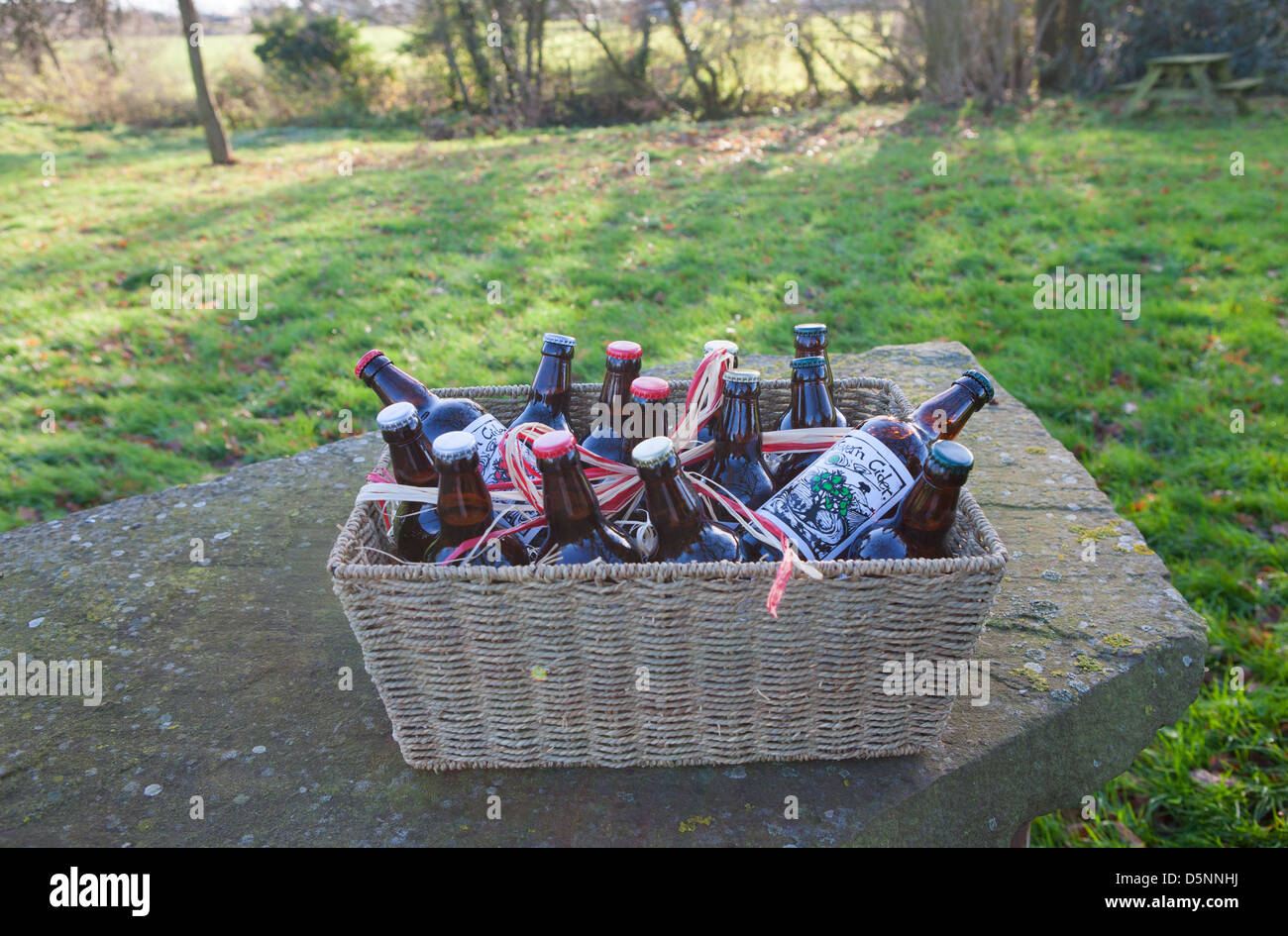 All phases of cider production in the south west UK Stock Photo - Alamy