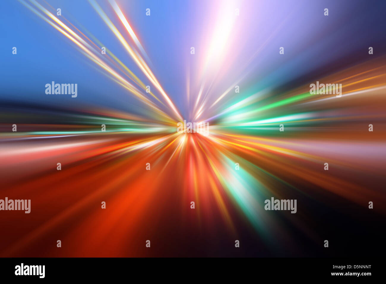 acceleration speed motion on night road Stock Photo - Alamy