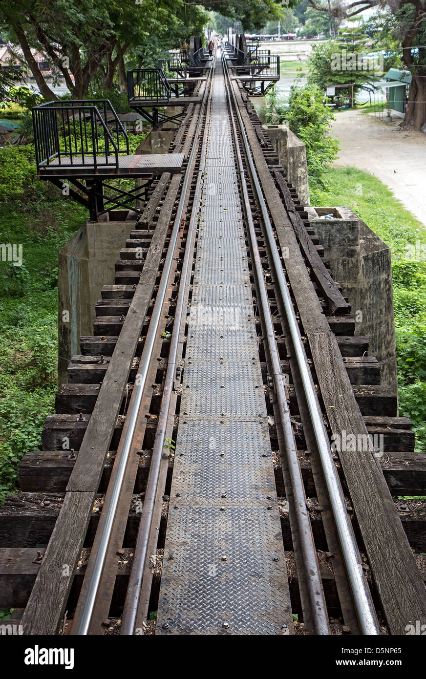 Wooden death railway bridge hi-res stock photography and images - Alamy
