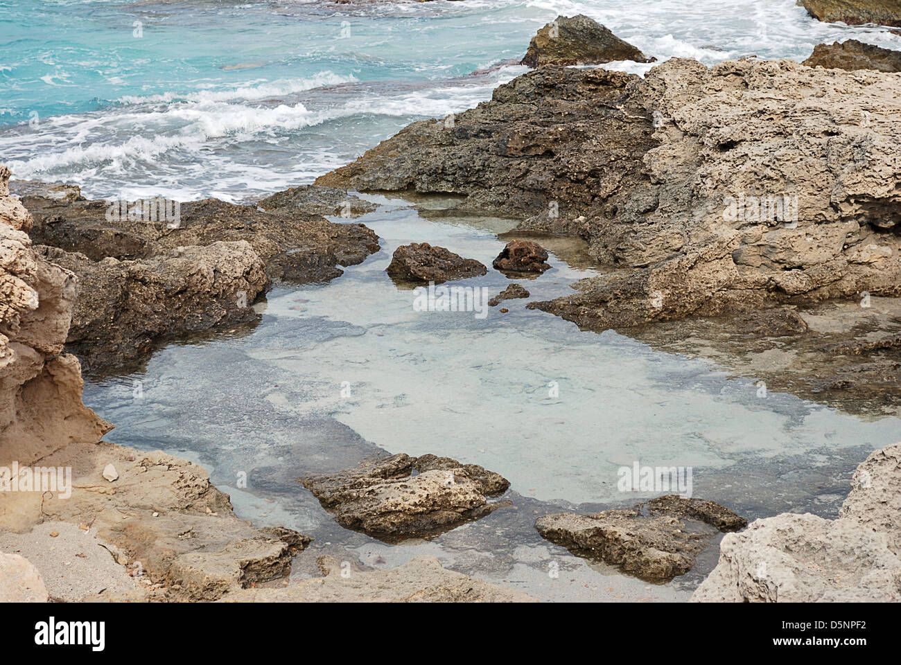 landscape of a beach in Formentera Stock Photo - Alamy