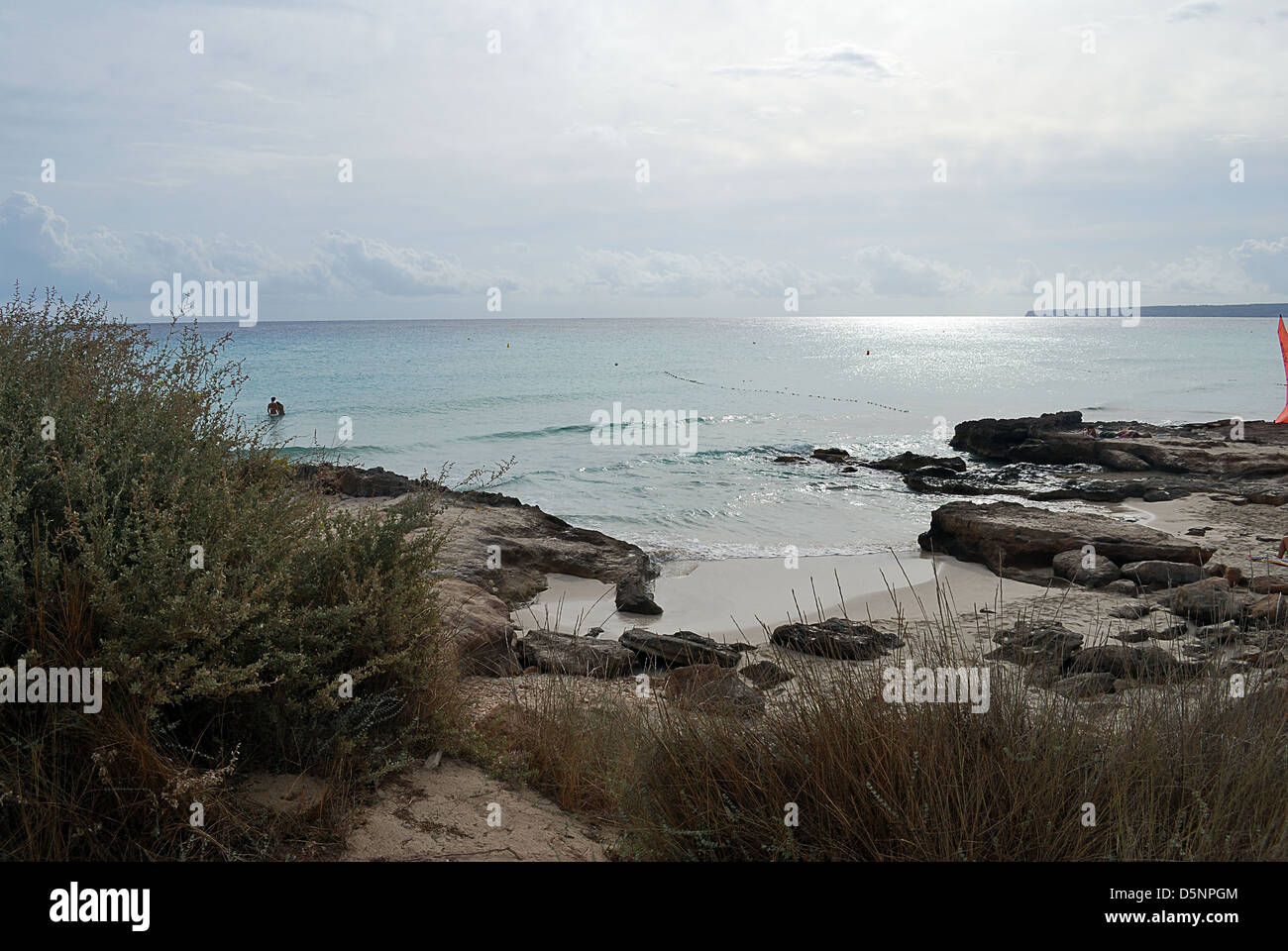 landscape of a beach in Formentera Stock Photo - Alamy