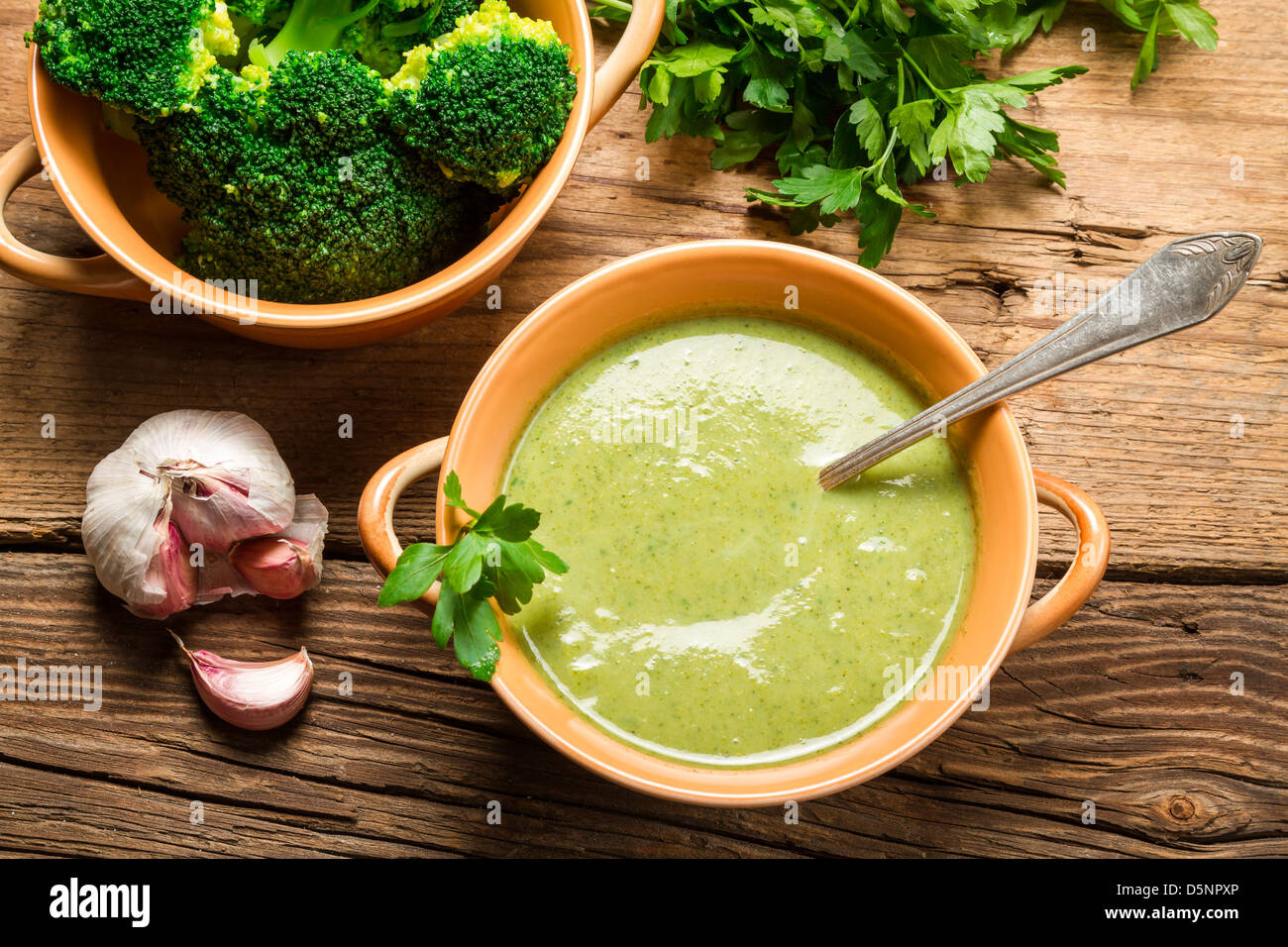 Creamy soup made fresh hi-res stock photography and images - Alamy