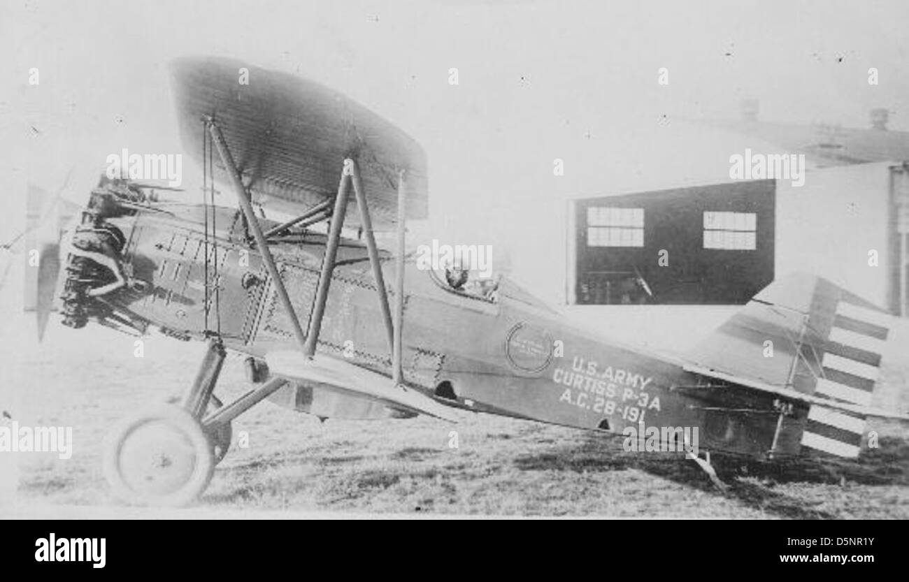 The Curtiss P-3A, a key reconnaissance and transport aircraft, is ...