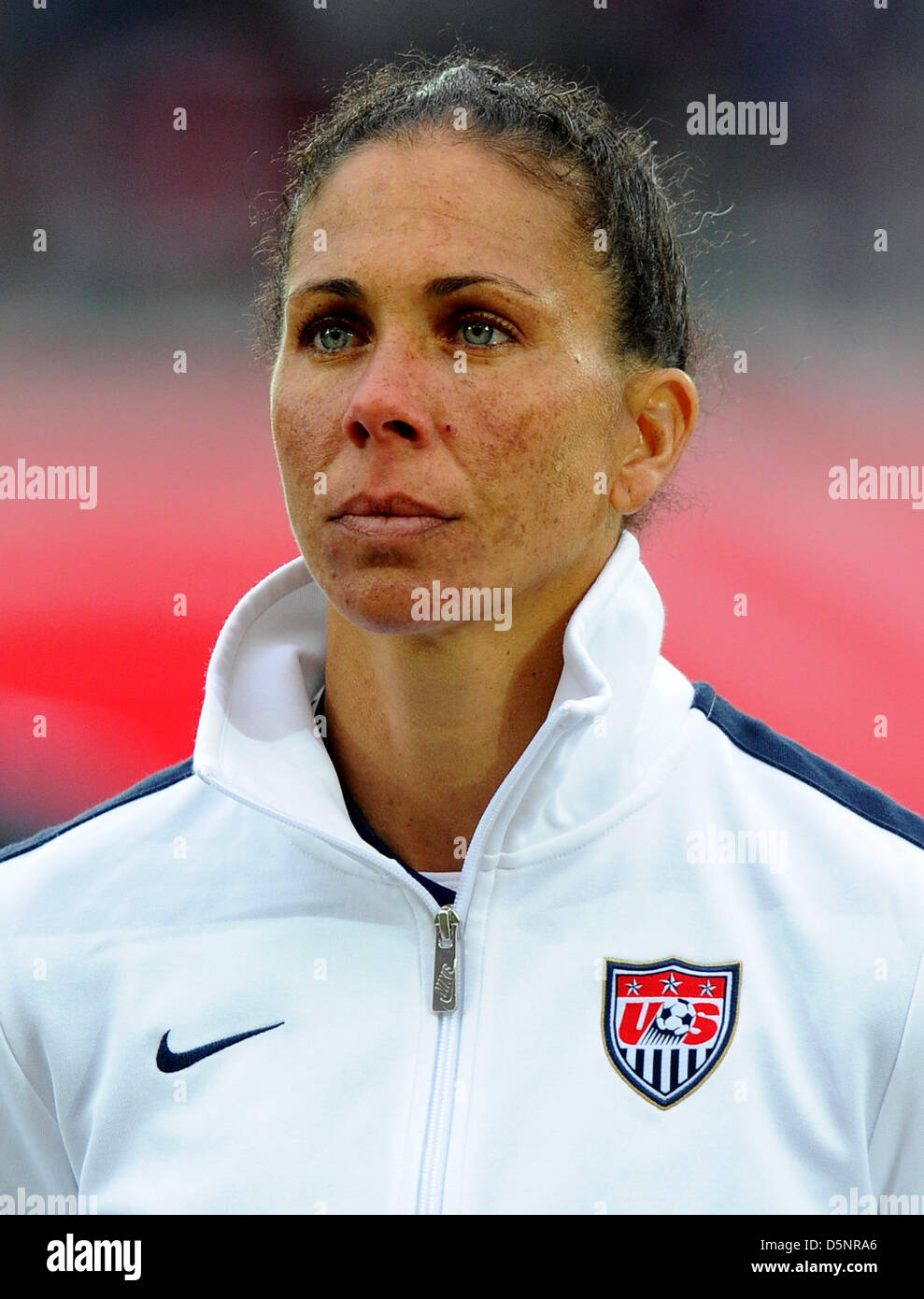 USA's Shannon Boxx is pictured before the women's international soccer ...