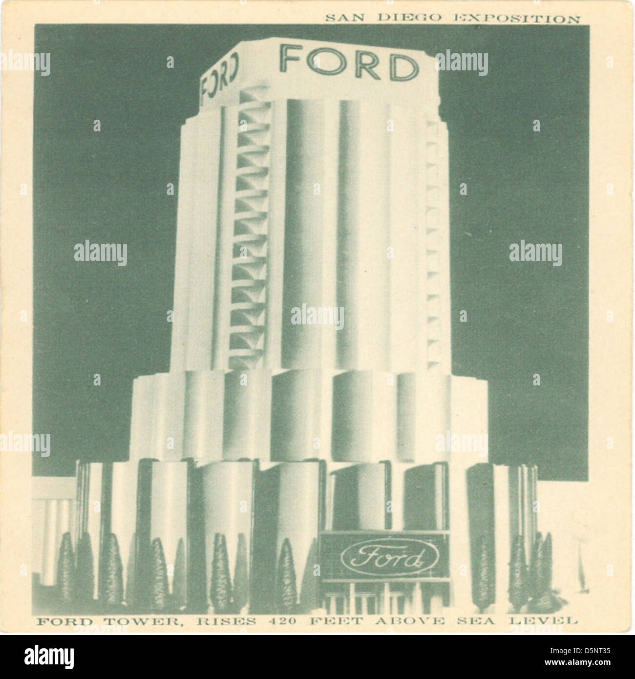 The Ford Tower, located in Balboa Park, San Diego, is featured in a ...