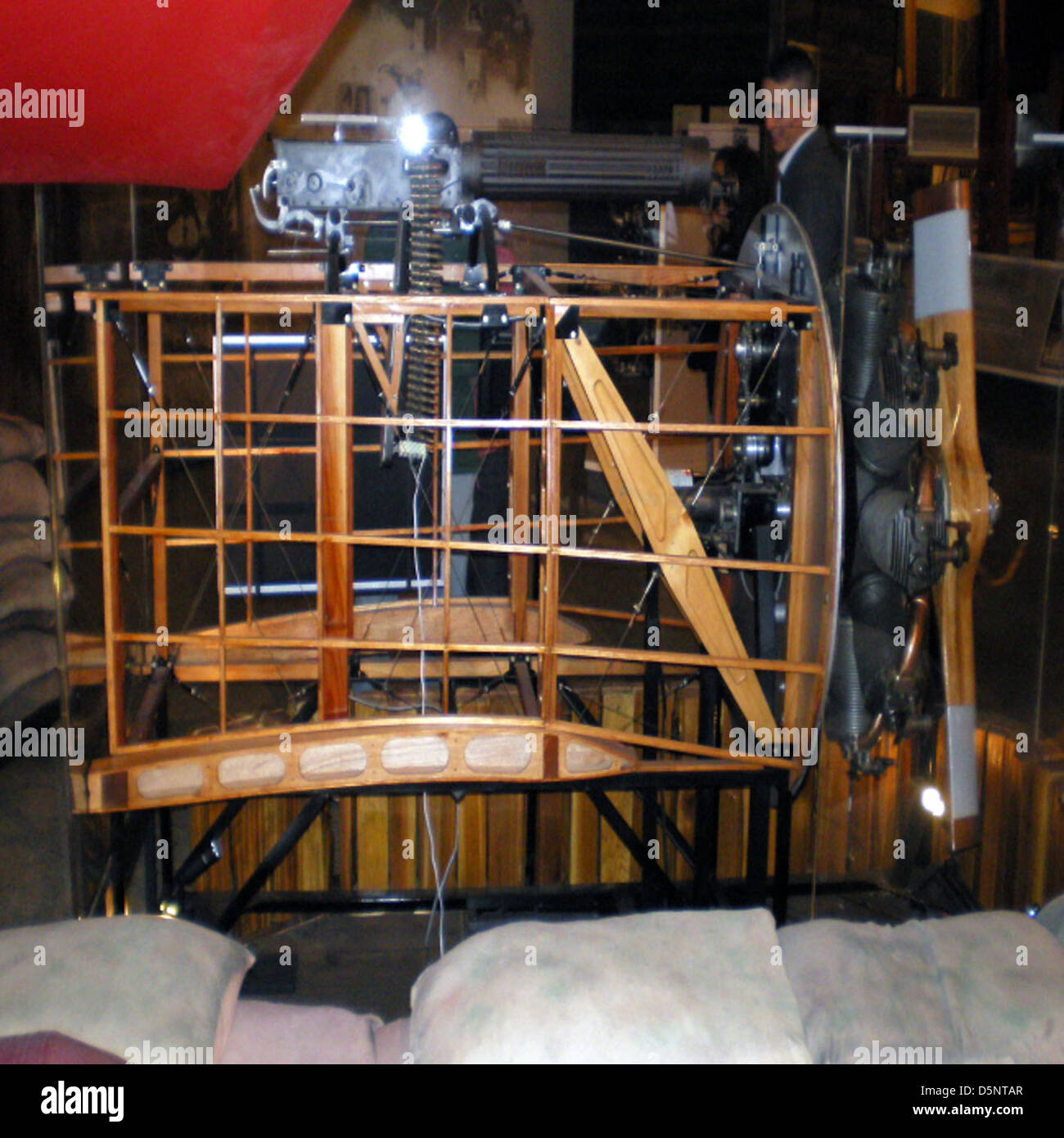 This image showcases the interrupter gear system, a key component in ...