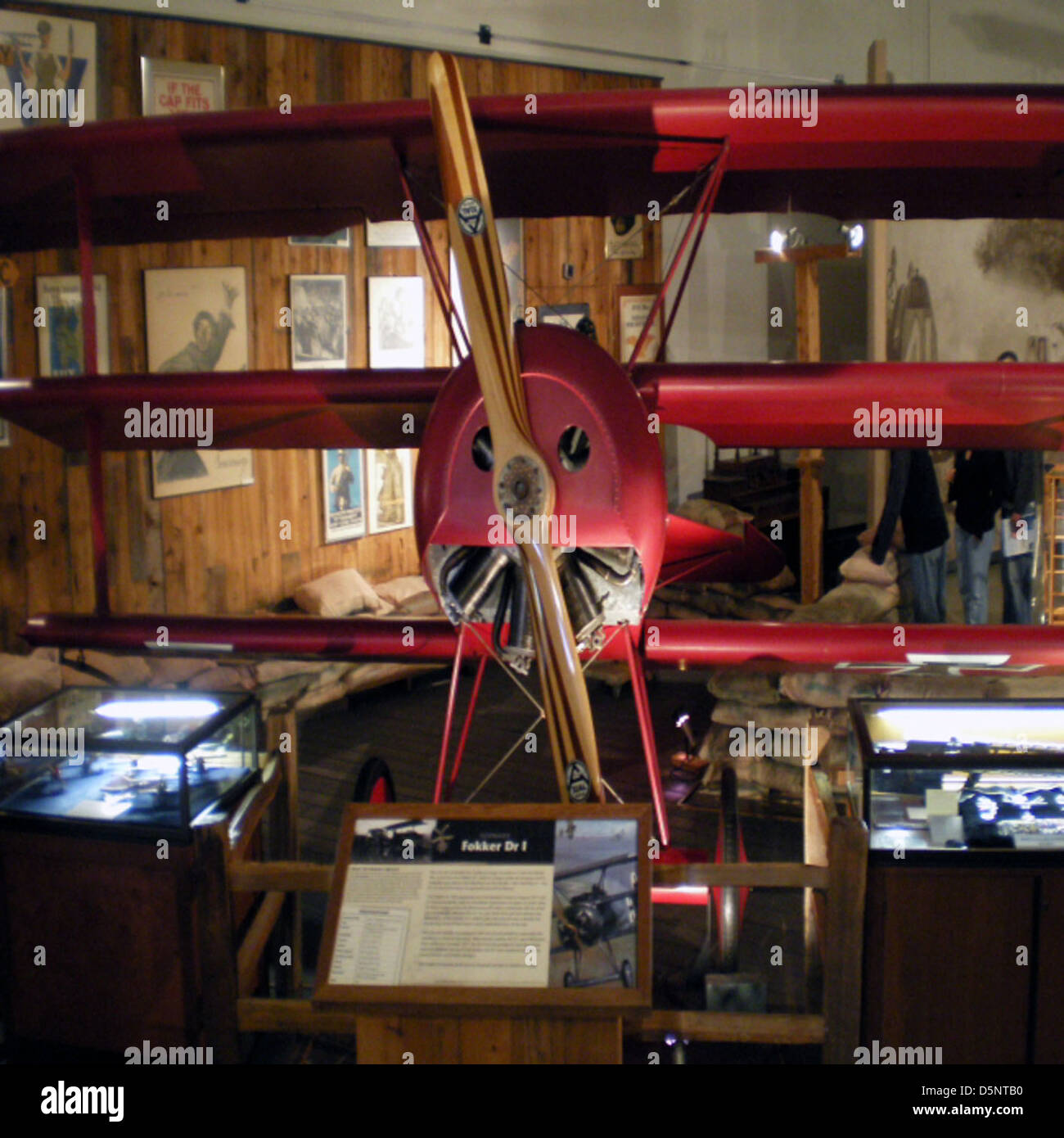 This image showcases the D23d Fokker DRI Triplane, a World War I-era ...