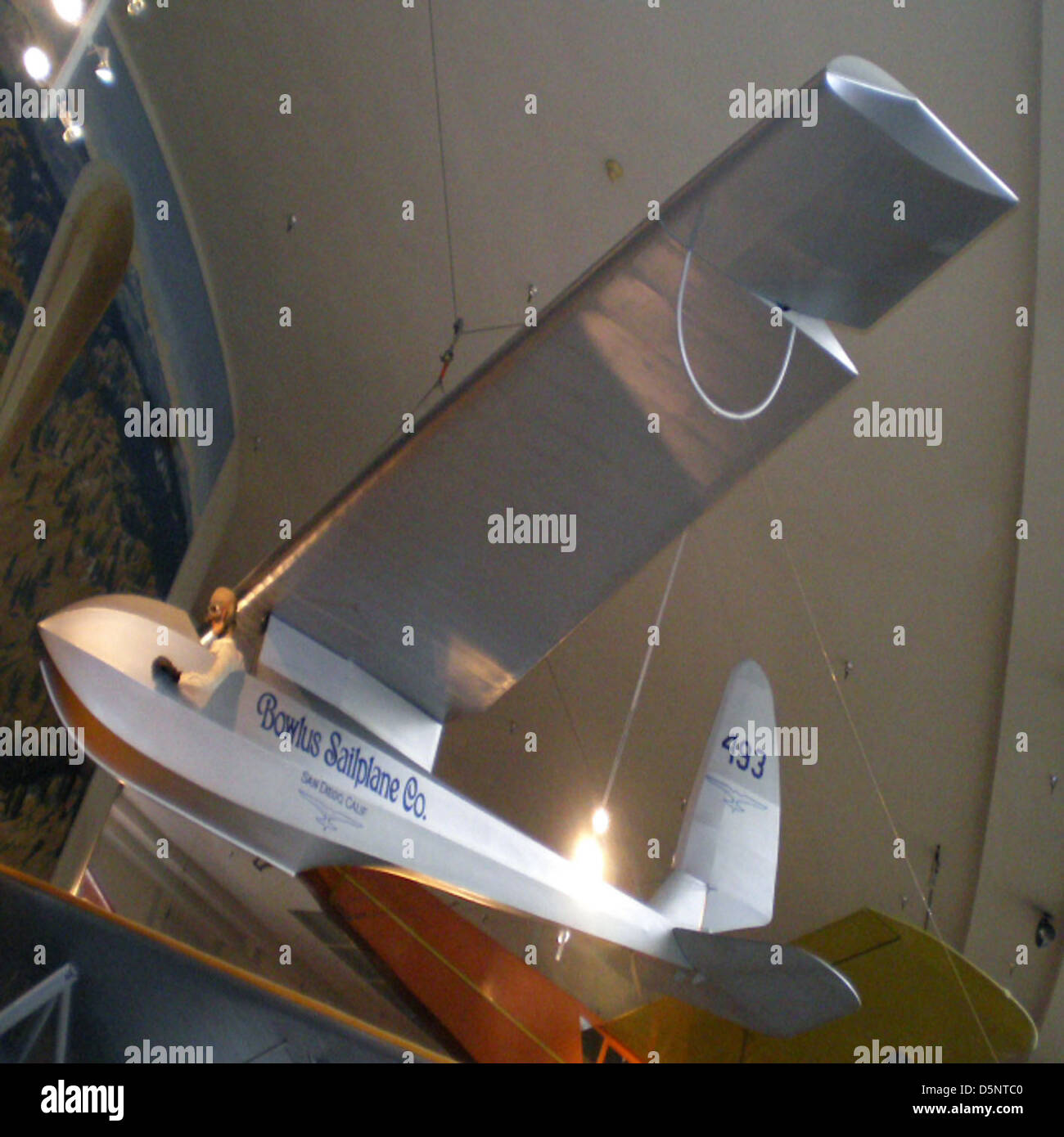 The Bowlus SP-1 Albatross is a historic glider aircraft, displayed at ...