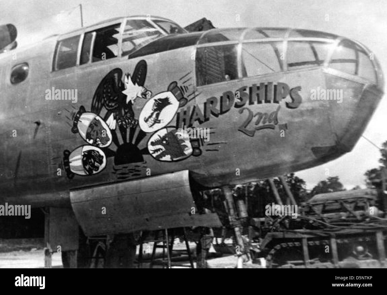 The B-25 bomber, operated by the 38th Bomb Group during World War II ...