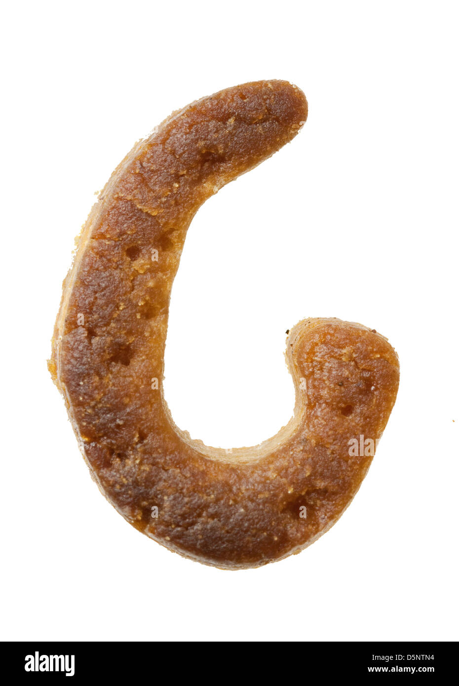 Baked alphabet cookie letter G Stock Photo - Alamy