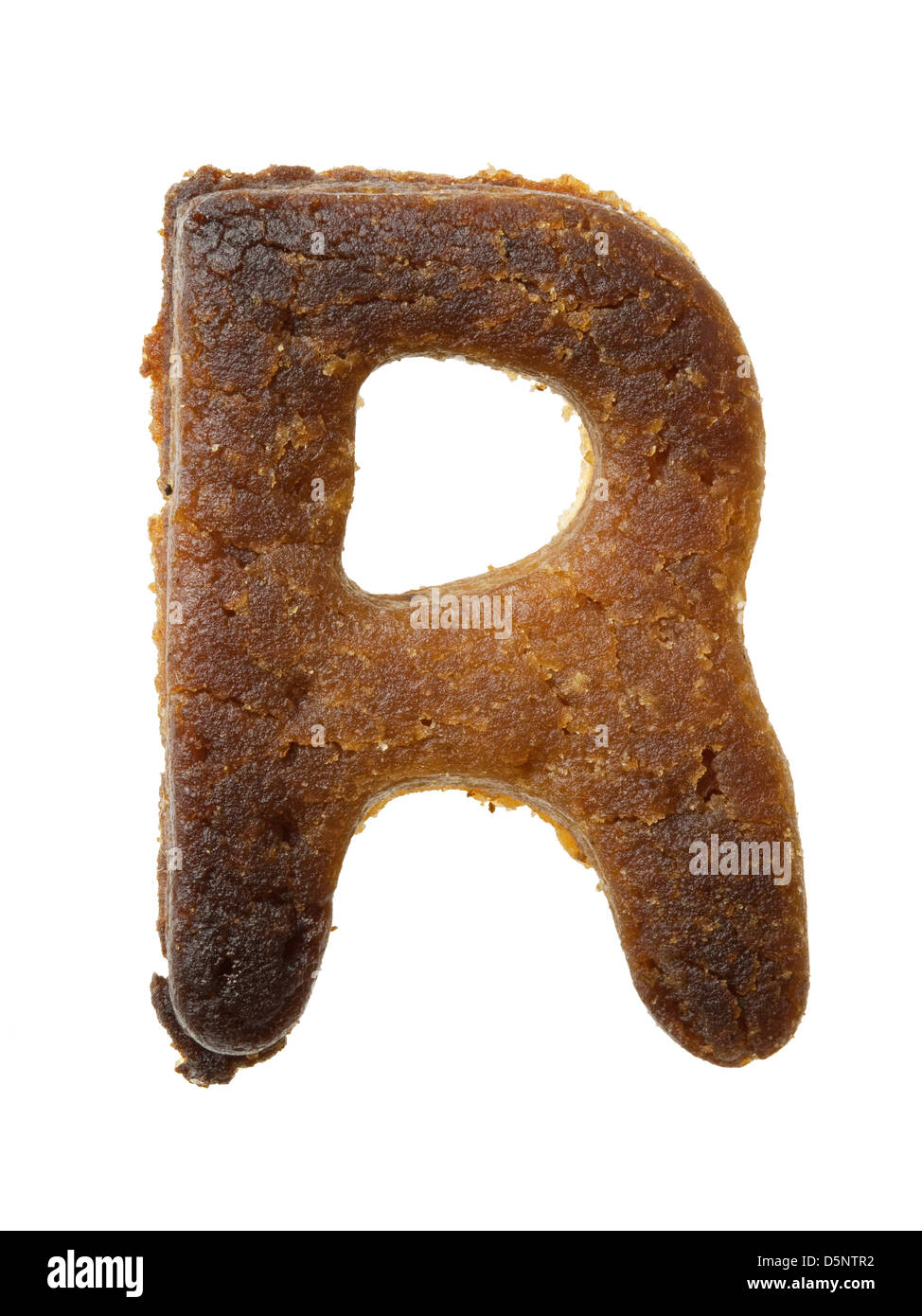 Baked alphabet cookie letter R Stock Photo - Alamy