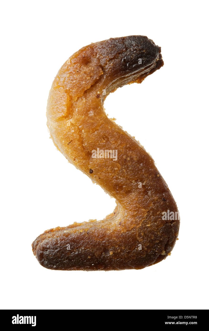 Baked alphabet cookie letter S Stock Photo - Alamy