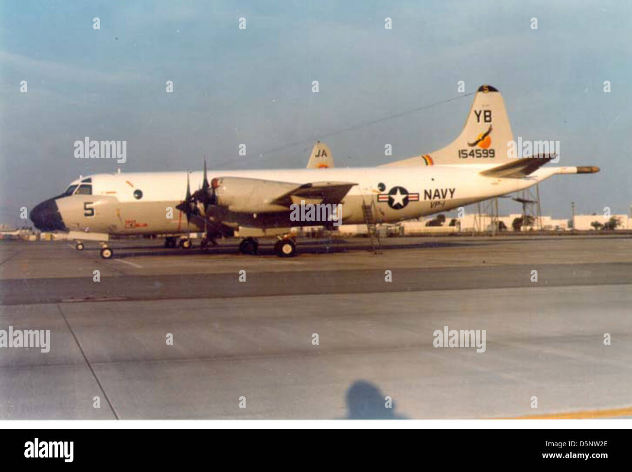 The VP-1 P-3B is a Lockheed Orion aircraft used for maritime patrol and ...