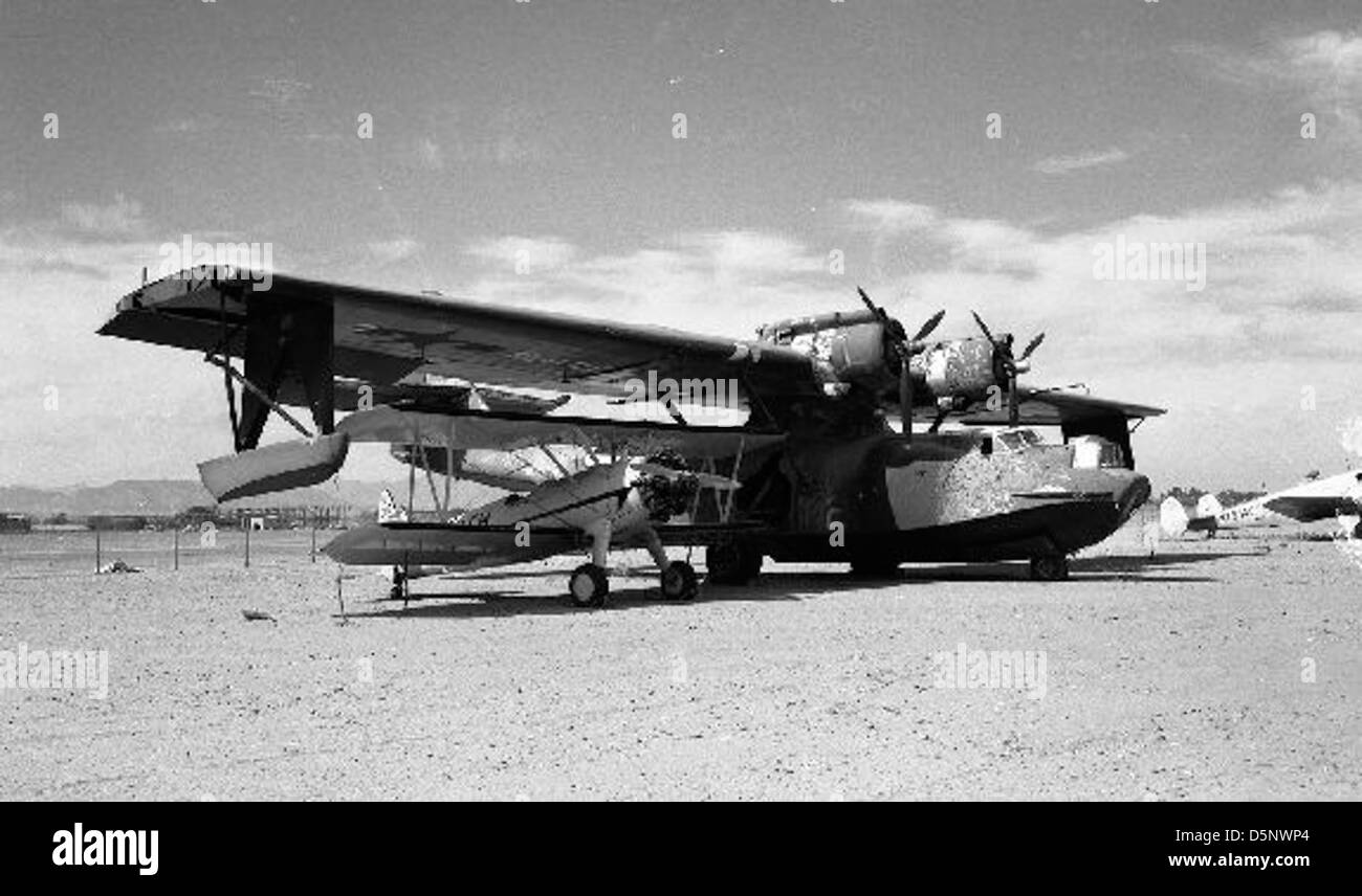 This image features the Consolidated PBY-6A aircraft, with registration ...