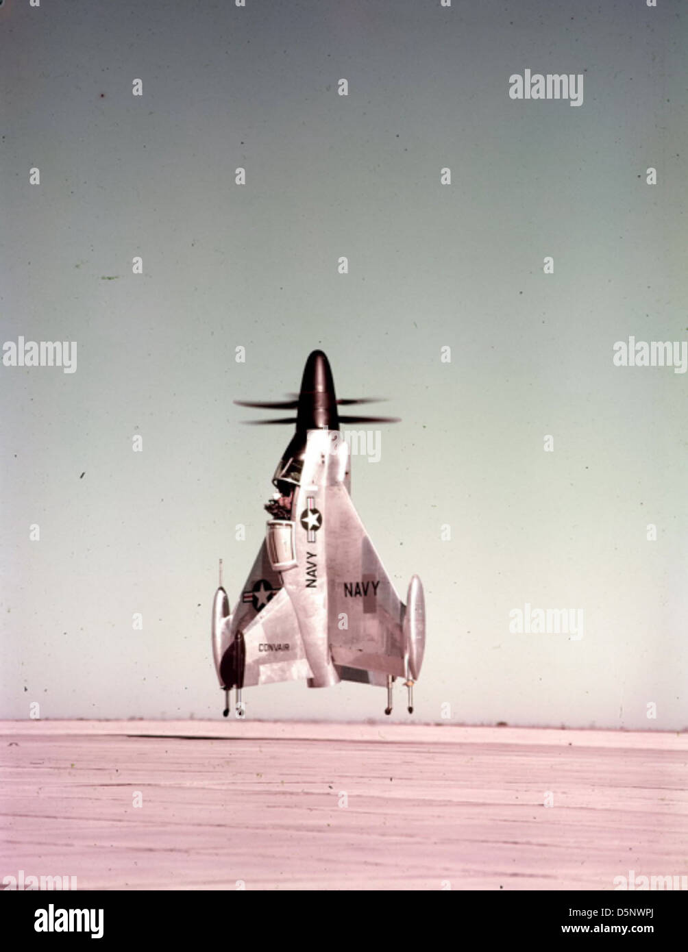 The Convair XFY-1, tail number 153648, was a unique experimental ...