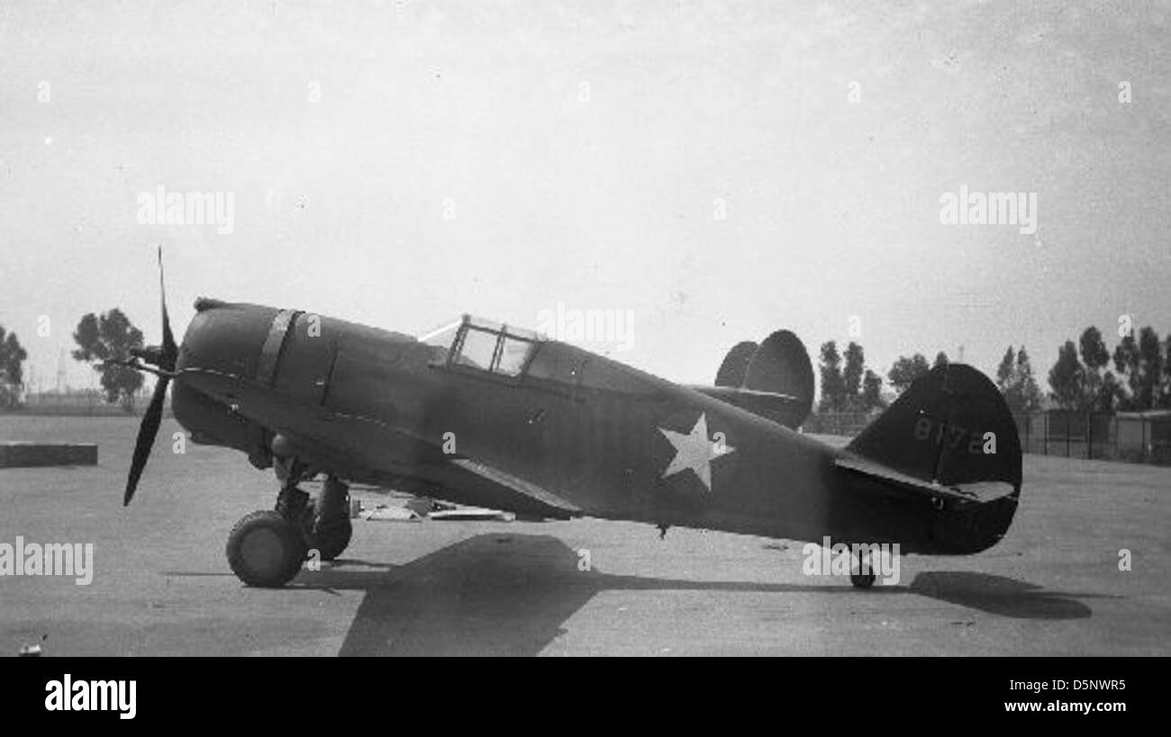 Curtiss P-36A, 38-172, 1941, at Hammer Fld Stock Photo - Alamy