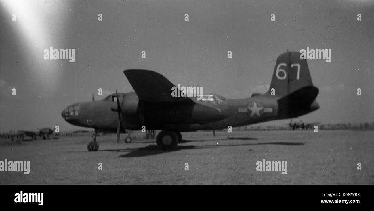 Douglas A-20, Italy, 1944 Stock Photo - Alamy