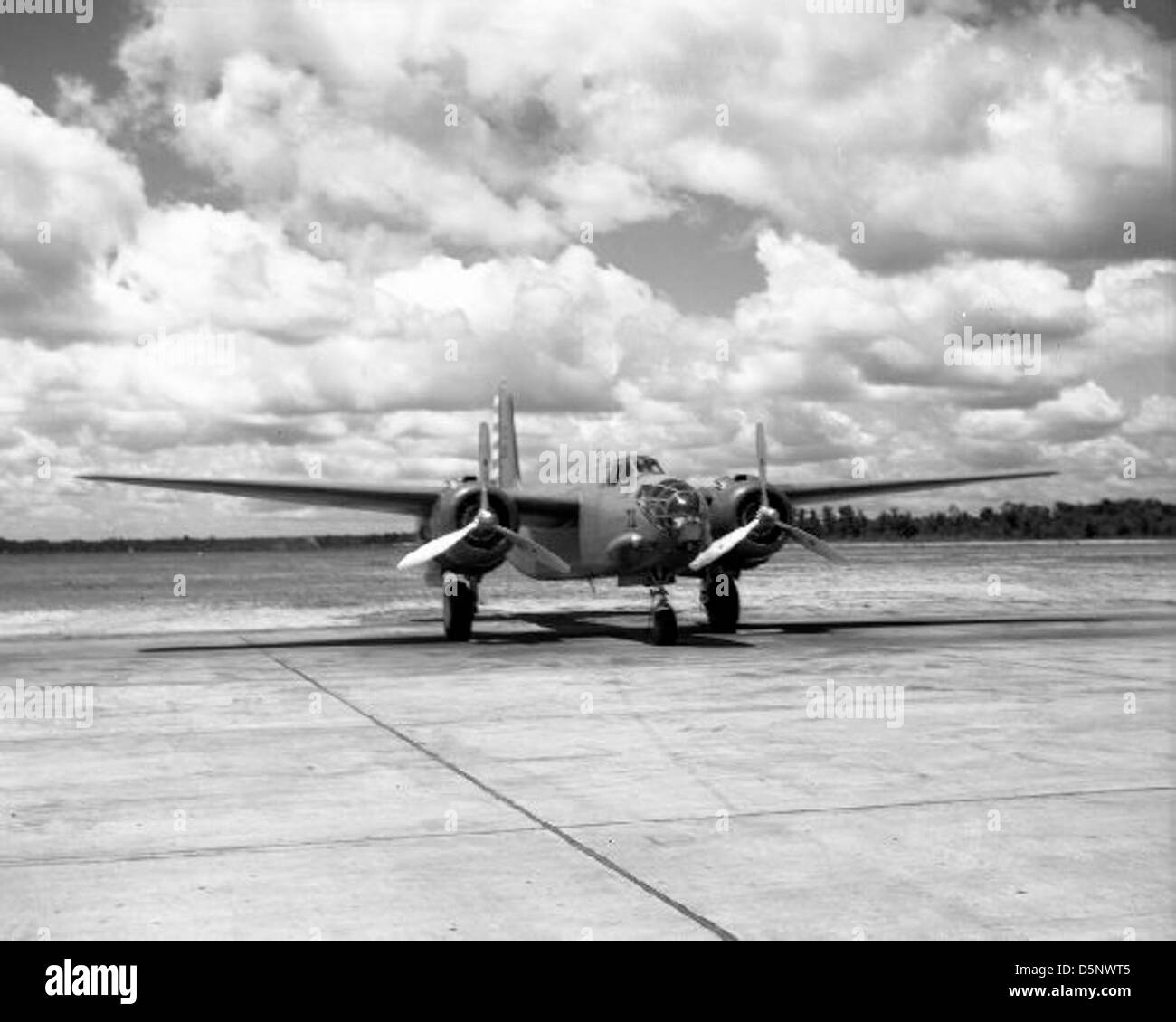 The Douglas A-20A, shown at Hunter Field, Georgia, during the summer of ...