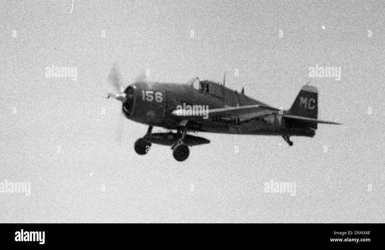 Grumman F6F-5, MC156 Stock Photo - Alamy