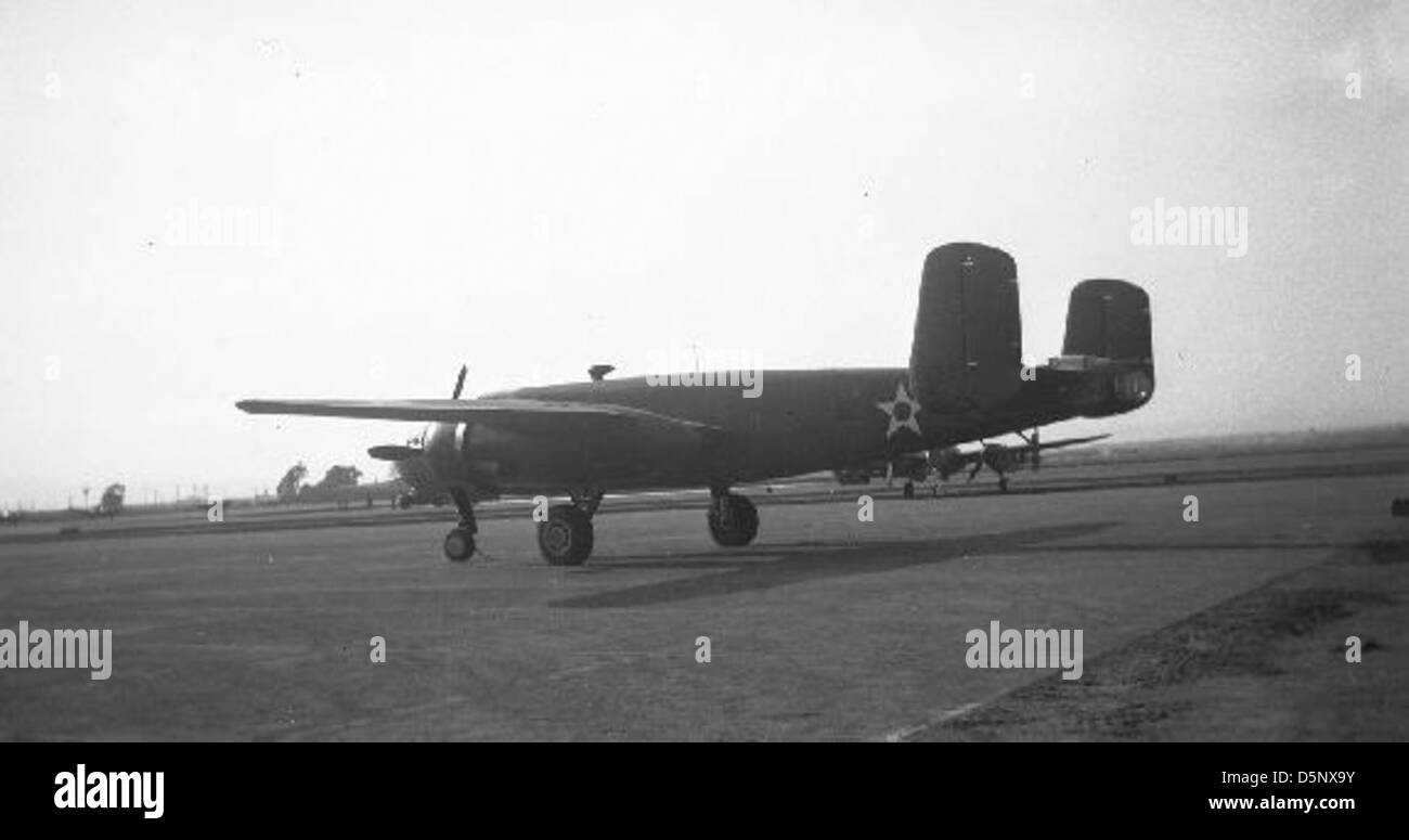 North American B-25A, at Hammer Fld Stock Photo - Alamy