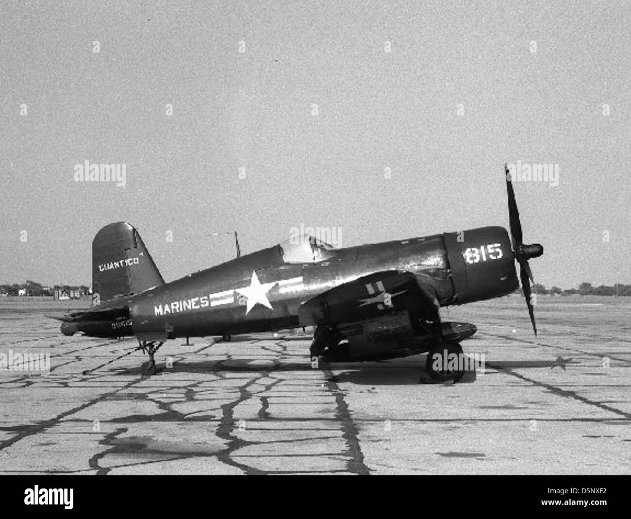 Vought F4U-4, 96815, MCAS Quantico, Dallas Love Fld, 24May53 Stock ...