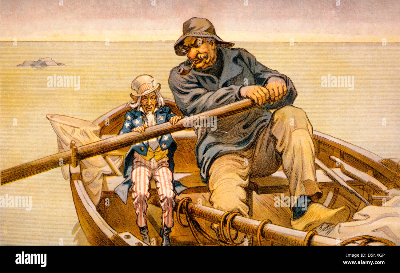 Articles Of Confederation Boat Political Cartoon